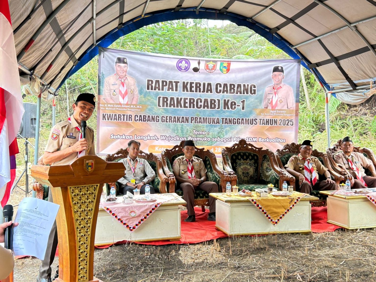 Kwarcab Gerakan Pramuka Tanggamus Gelar Rakercab Ke-1 Tahun 2025 - Pamungkas Indonesia